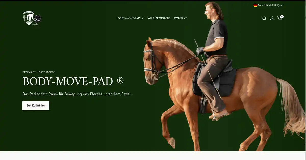 Horst Becker Body-Move-Pad – Sattelunterlage für Training & Komfort – Body-Move-Pad Shop
